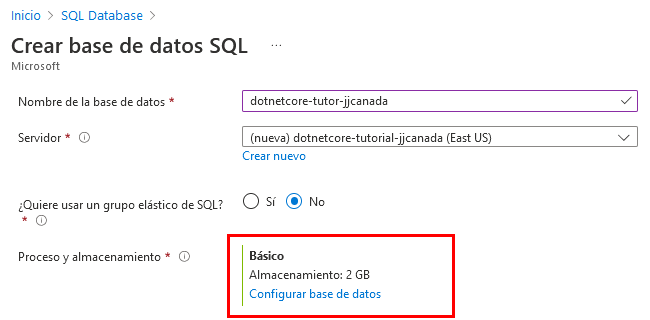 Tutorial Aplicación Web Dotnet Core Con Base De Datos Sql En Azure
