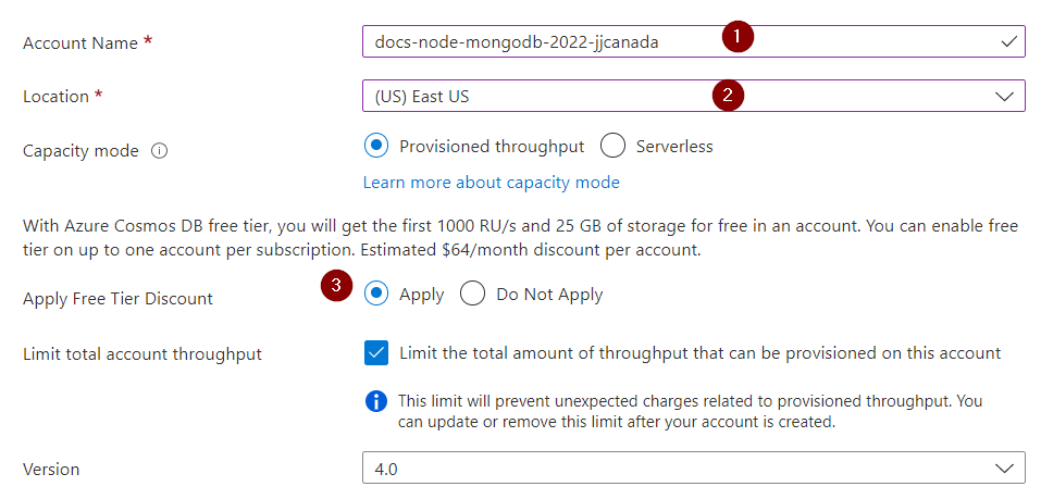 Tutorial – Aplicación web de Node.js y MongoDB en Azure